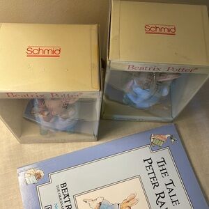 Schmid | Holiday | Beatrix Potter Peter Mrs Rabbit Collectible ...